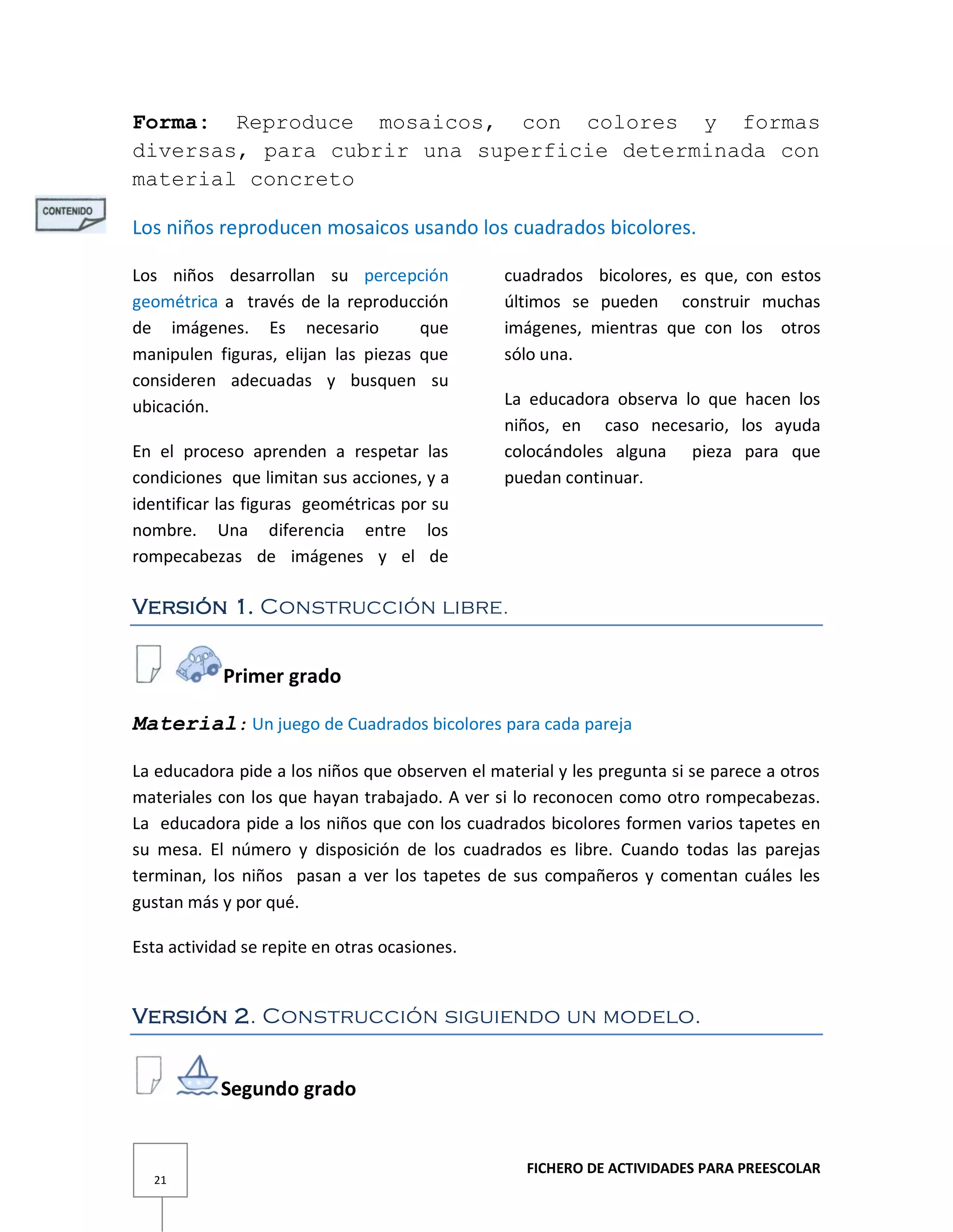 Fichero de-actividades-para-preescolar irma fuenlabrada | PDF