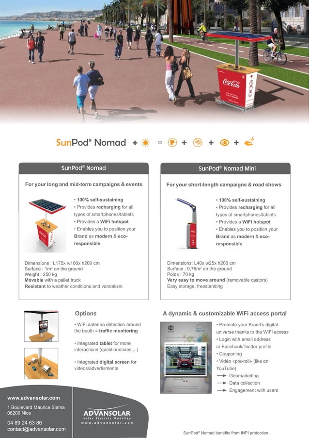 SunPod® Nomad & Mini 2-Pager | PDF | Smartphones | Consumer Electronics