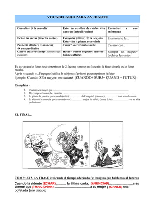 Fichier eleve secuencia futuro a2 | PDF