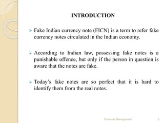 FICN & it’s Impact on Indian Economy | PPTX