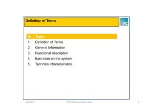 Fico reconciliation-tool | PPT