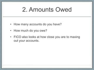 Fico 2 | PPTX | Credit Cards | Personal Debt