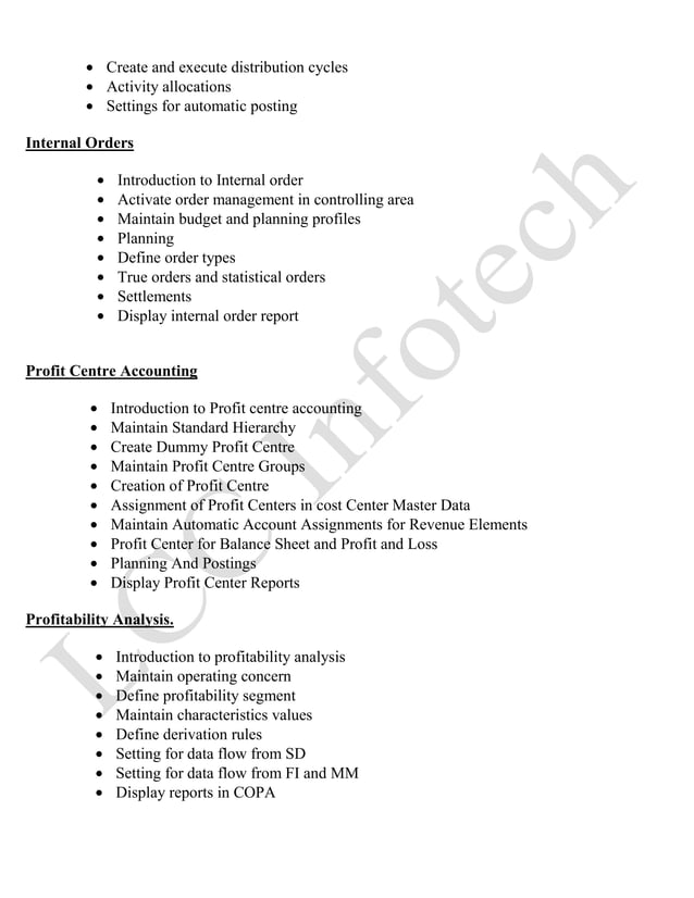 SAP FICO from LCC Infotech, Hyderabad | PDF | Business Accounting ...