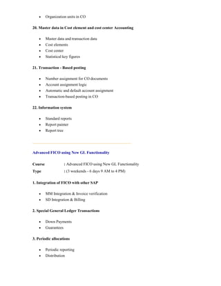 Fico course content | PDF