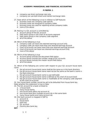 Fico interview questions set 1 | PDF