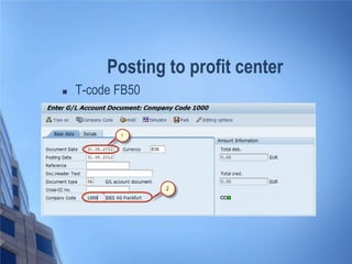 SAP FICO-Profit center accounting | PPT