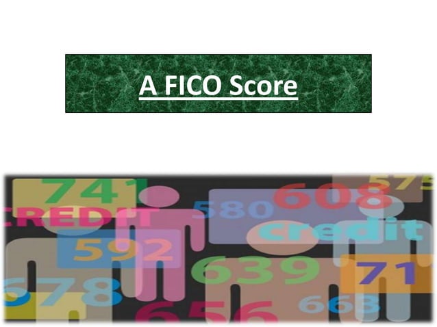 FICO Score for a business | PPTX
