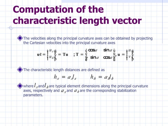 FINITE ELEMENT FORMULATION FOR CONVECTIVE-DIFFUSIVE PROBLEMS WITH SHARP GRADIENTS USING FINITE ...