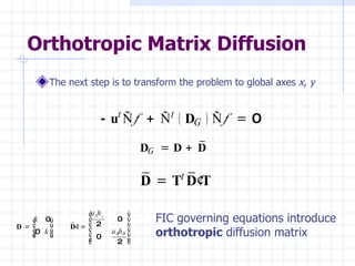 FINITE ELEMENT FORMULATION FOR CONVECTIVE-DIFFUSIVE PROBLEMS WITH SHARP GRADIENTS USING FINITE ...