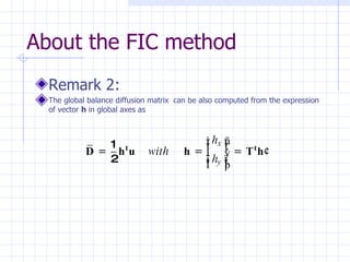 FINITE ELEMENT FORMULATION FOR CONVECTIVE-DIFFUSIVE PROBLEMS WITH SHARP ...