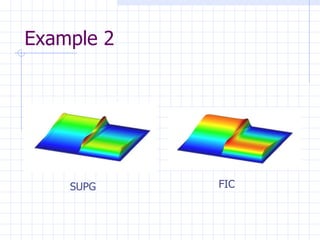 FINITE ELEMENT FORMULATION FOR CONVECTIVE-DIFFUSIVE PROBLEMS WITH SHARP GRADIENTS USING FINITE ...