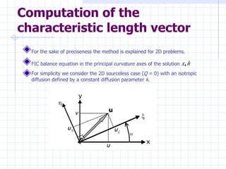FINITE ELEMENT FORMULATION FOR CONVECTIVE-DIFFUSIVE PROBLEMS WITH SHARP GRADIENTS USING FINITE ...