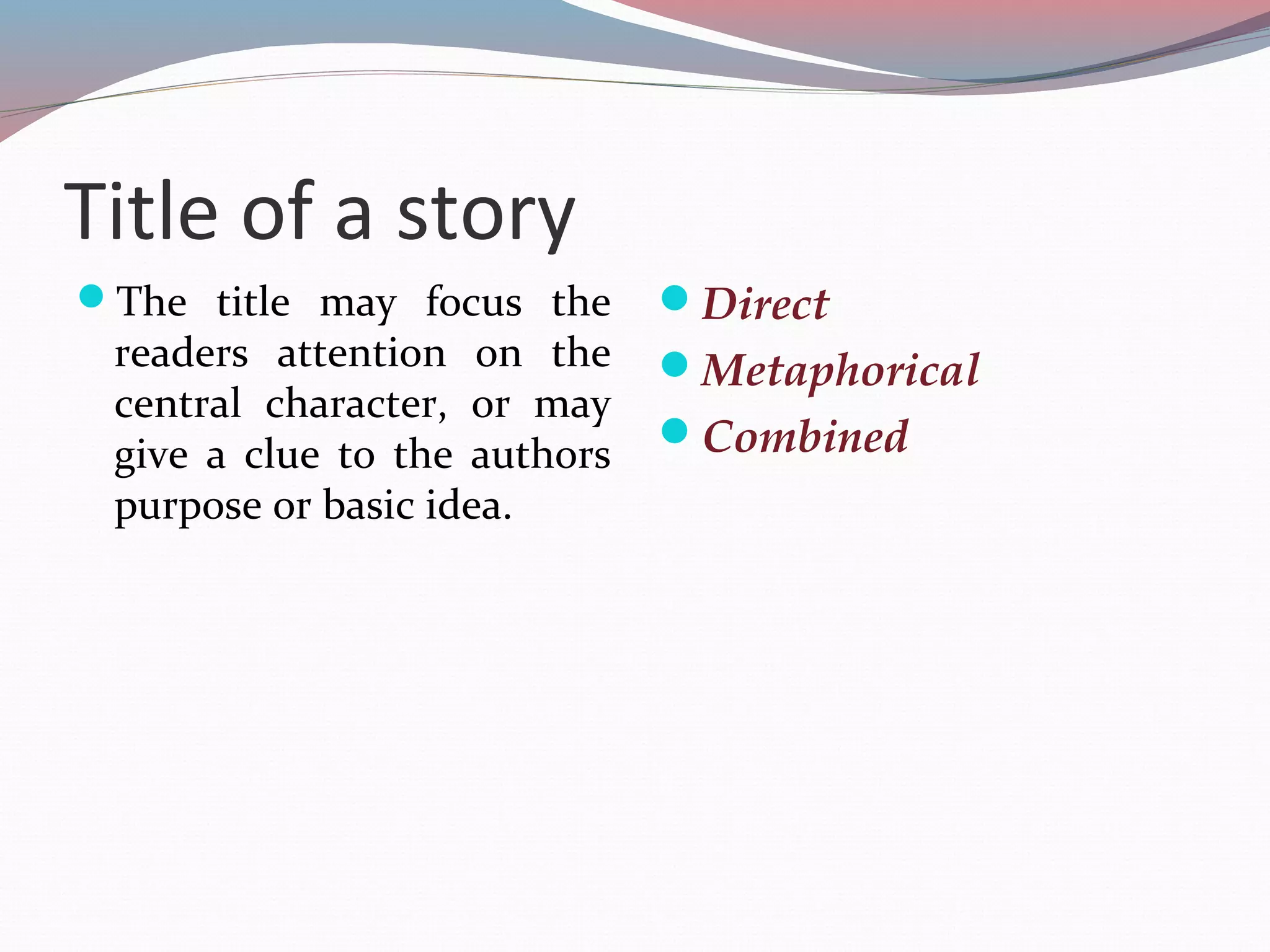 Literary Text Analysis: Basics | PPT