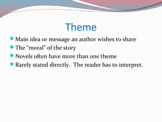 Literary Text Analysis: Basics | PPT