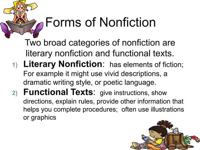 Fiction and Non-Fiction | PPTX | Fantasy | Genres