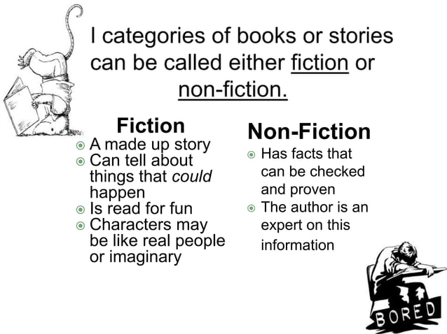 Fiction and Non-Fiction | PPTX | Fantasy | Genres
