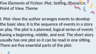 Fiction- Techniques and Literary Devices.pptx
