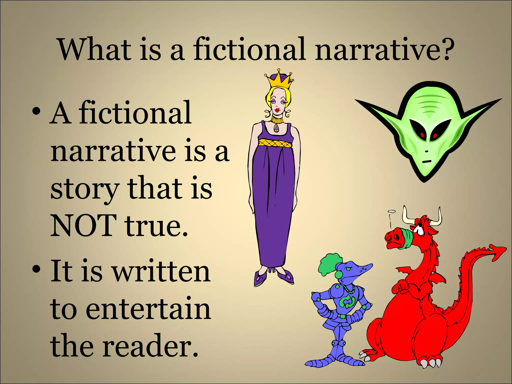 Fictional narrative | PPT