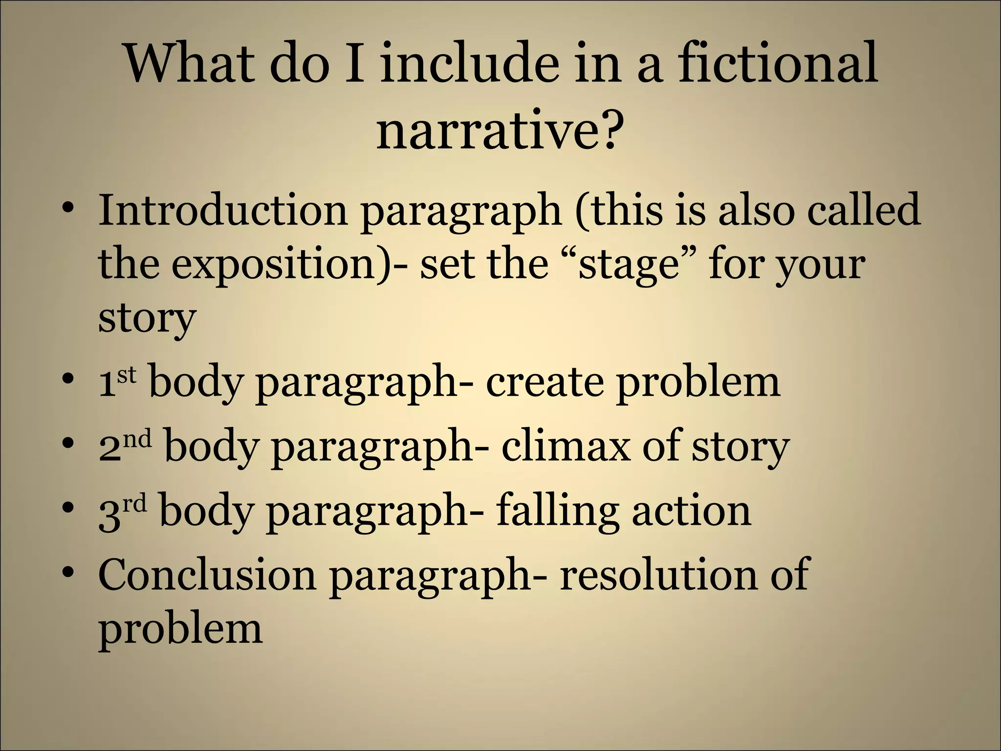 Fictional narrative | PPT