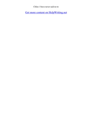 Fictional Narrative Essay Examples | PDF