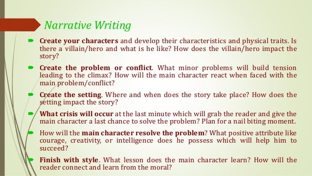Fictional narrative example - cumine