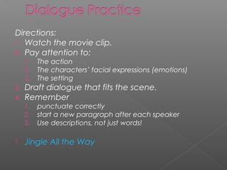 Fictional narrative writing new ppt | PPT