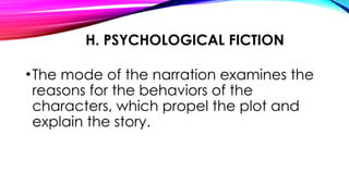 FICTION AND ITS ELEMENTS Creative Writing .pptx