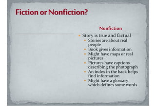Fiction And Nonfiction | PPT