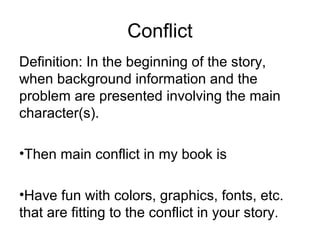 Fiction book project presentation template | PPT