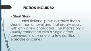 FICTION CREATIVE WRITING FICTION CREATIVE WRITING.pptx