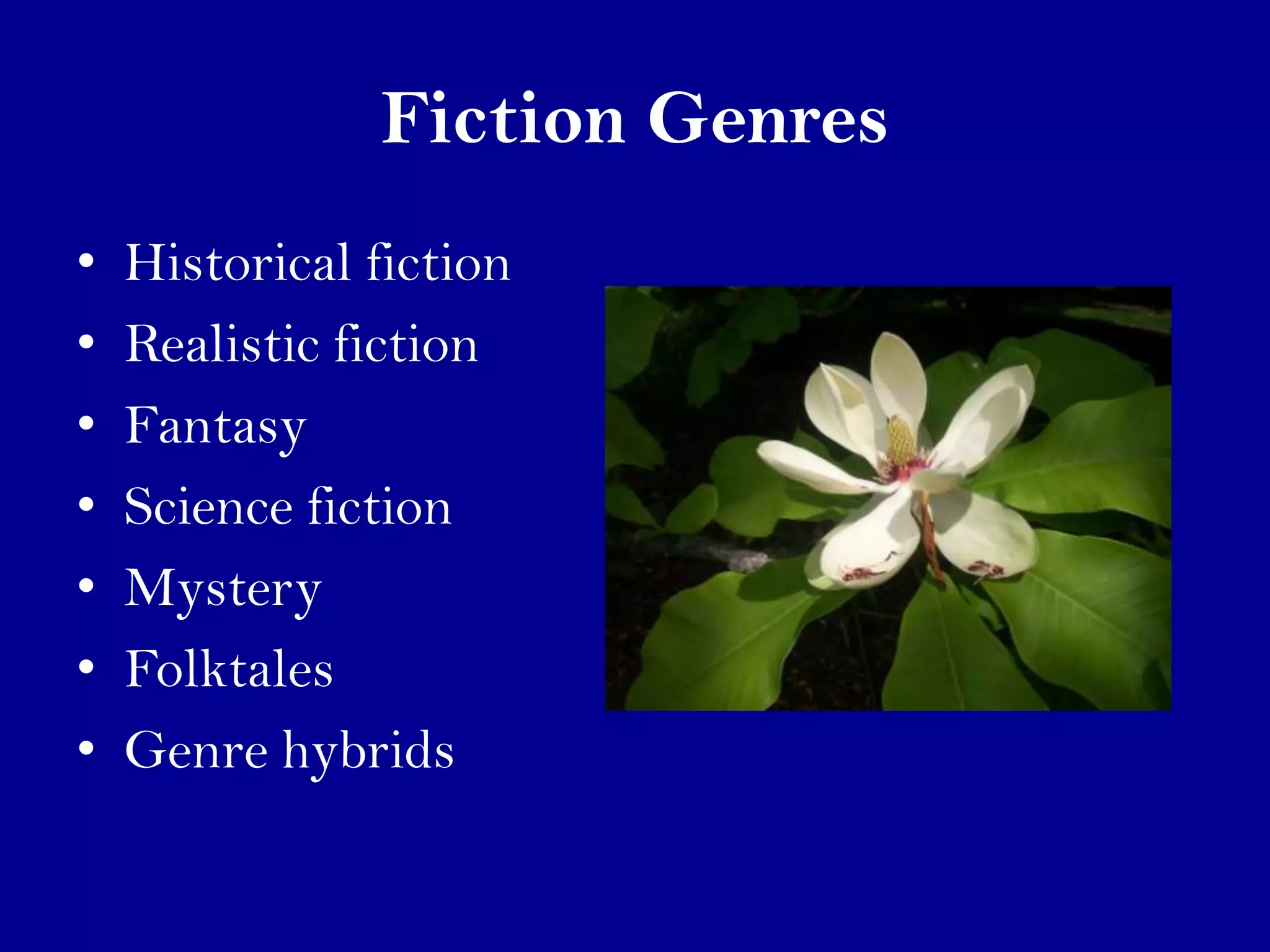 Fiction genres | PPT