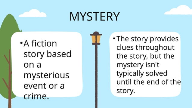 FICTION GENREs power point presentation j | PPT