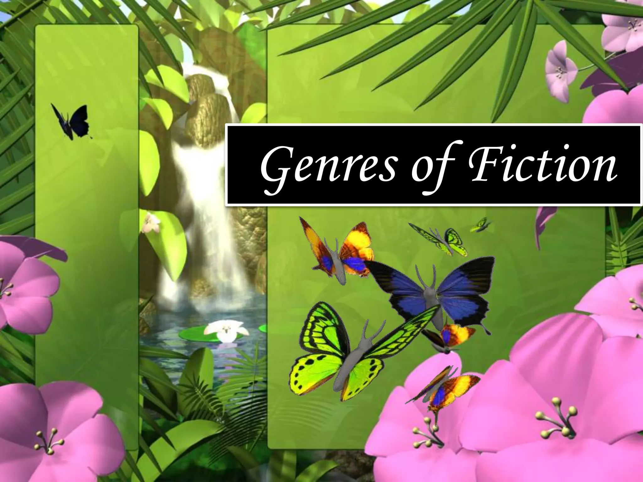 Definition, elements, genres, and types of fiction | PPTX