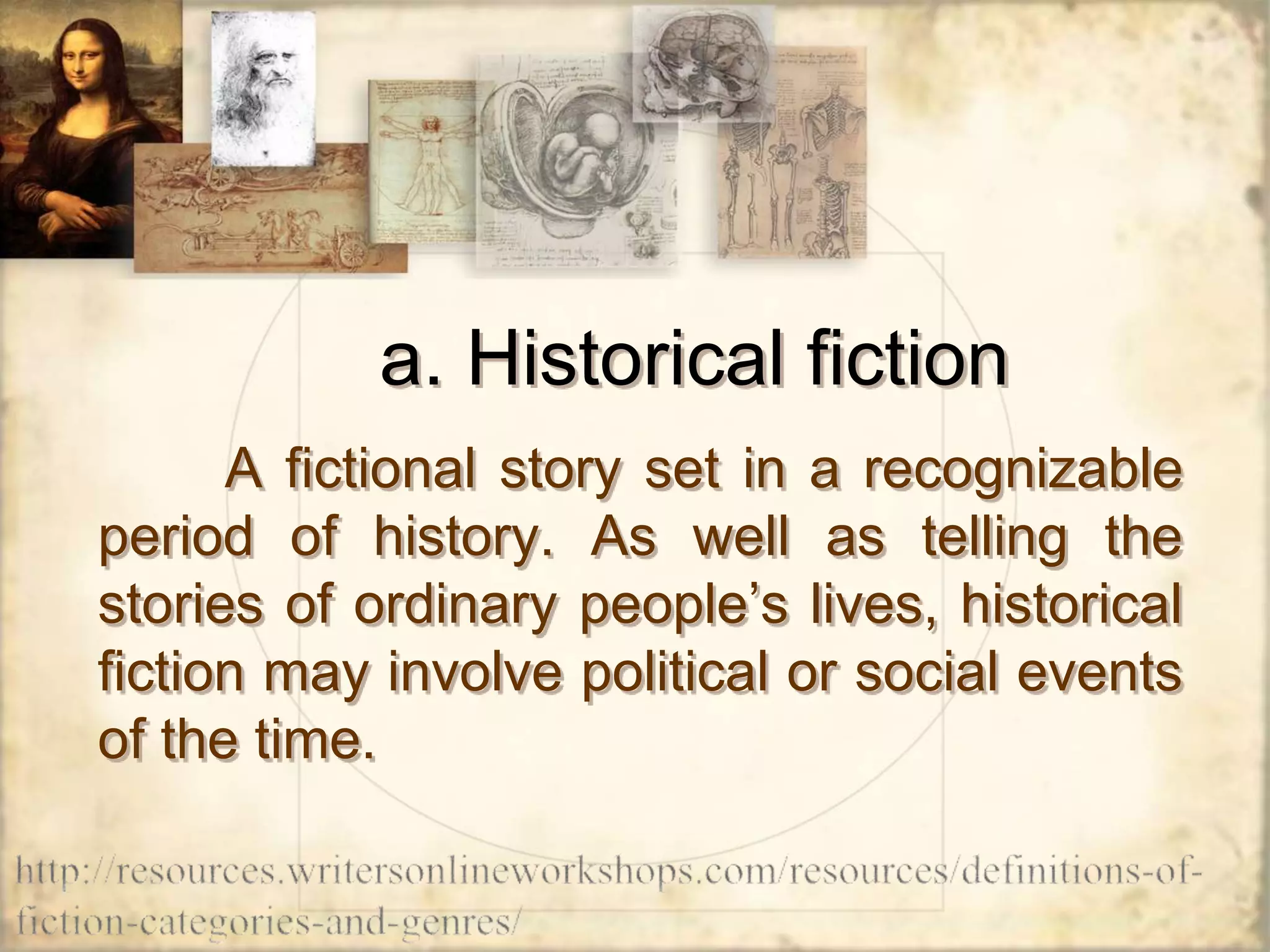 Definition, elements, genres, and types of fiction | PPTX