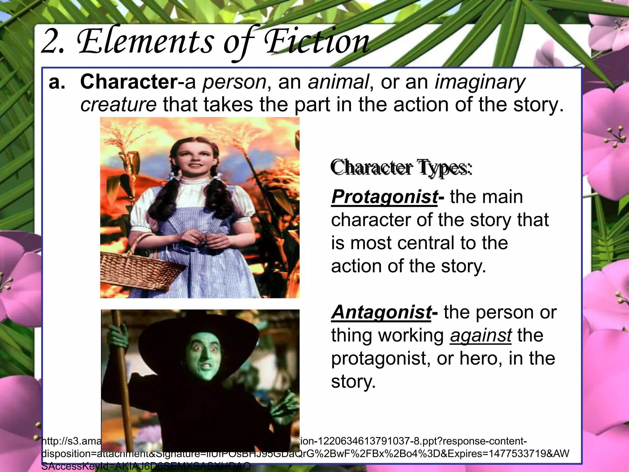 Definition, elements, genres, and types of fiction | PPTX