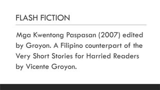 FICTION MODELING for Grade 12 learners Creative Writing | PPTX