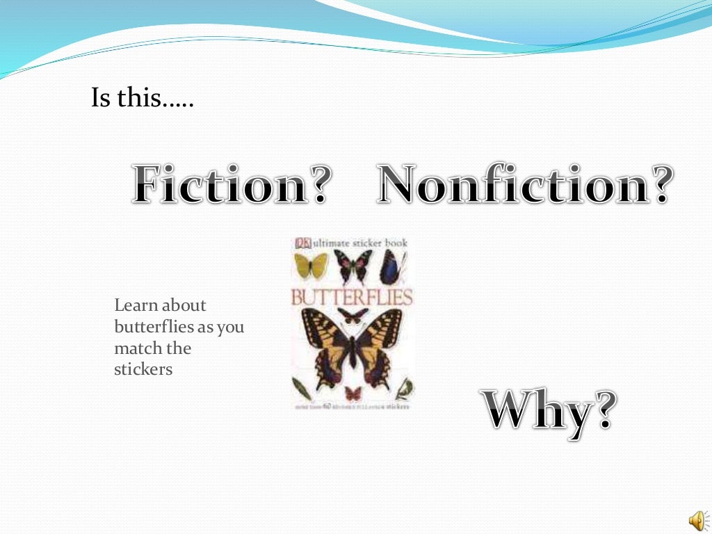 Fiction or nonfiction powerpoint