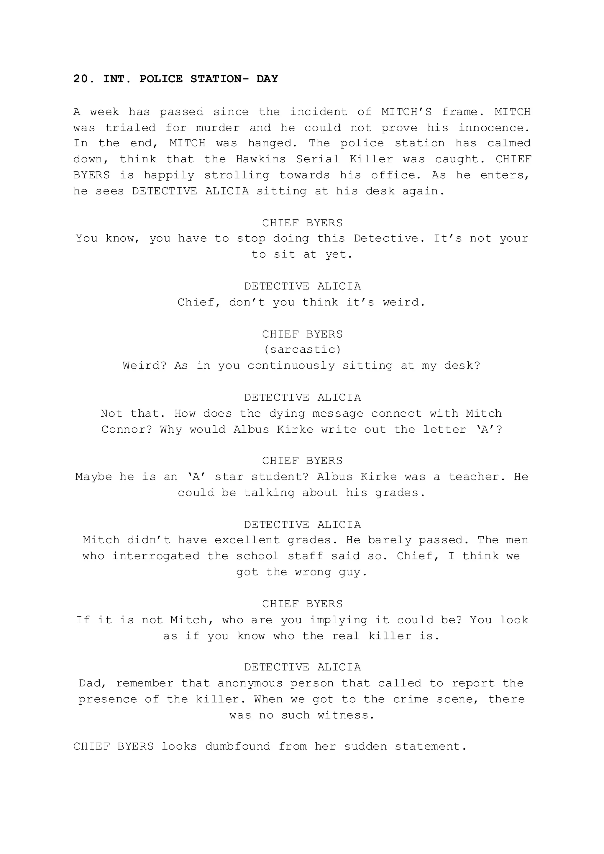 Fiction Script | DOCX
