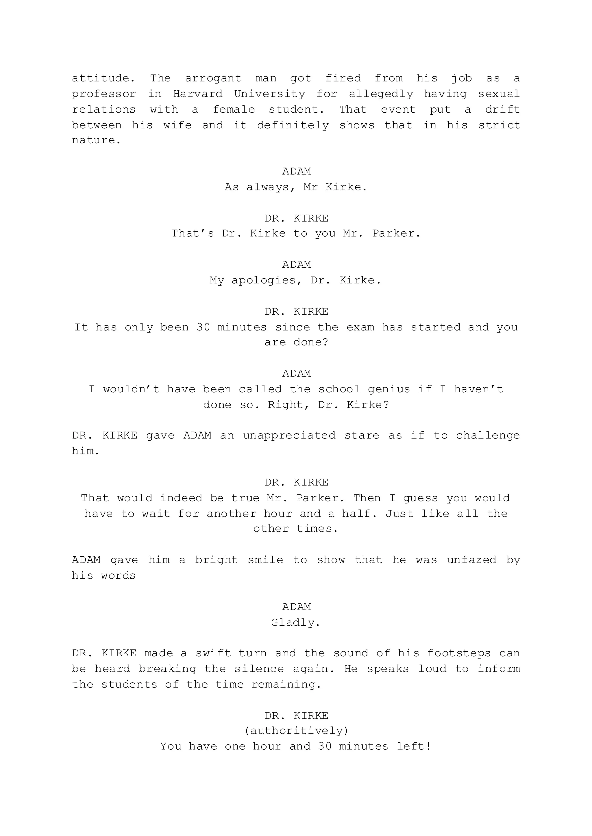 Fiction Script | DOCX