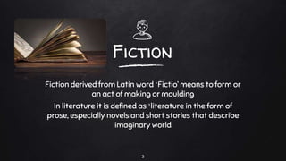 Unit 3 of Paper II: Fiction, short story | PPTX