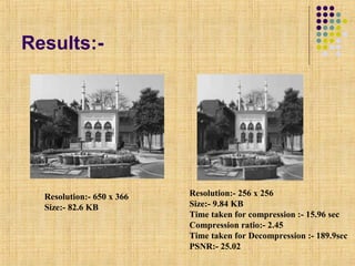 Fractal Image Compression Using Quadtree Decomposition | PPT