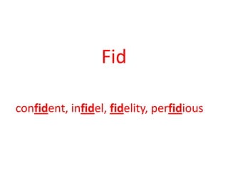 Fid | PPTX