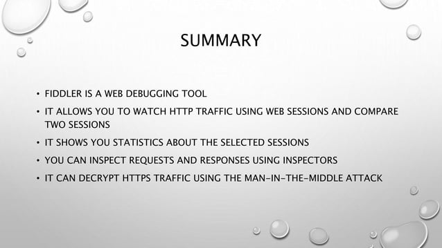 Fiddler web testing tool | PPT
