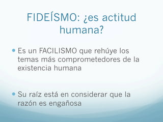FIDEÍSMO | PDF