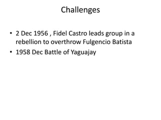 Fidel castro bio | PPTX
