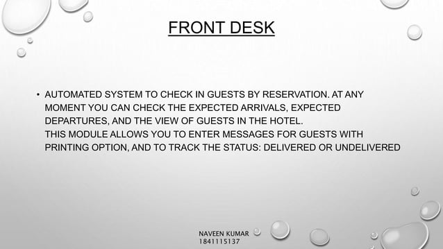 Fidelio property management system | PPTX | Operating Systems ...