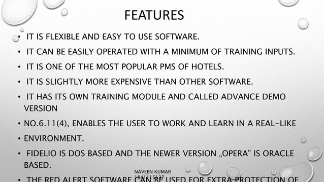 Fidelio property management system | PPTX | Operating Systems ...