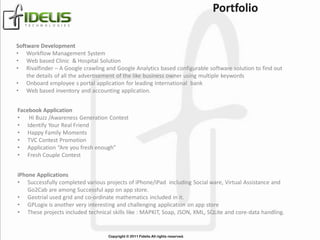 Fidelis Technologies Corporate profile | PPT
