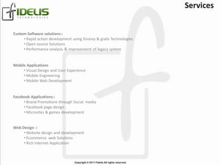 Fidelis Technologies Corporate profile | PPT