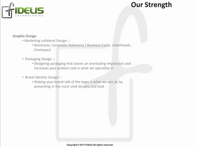 Fidelis Technologies Corporate profile | PPT
